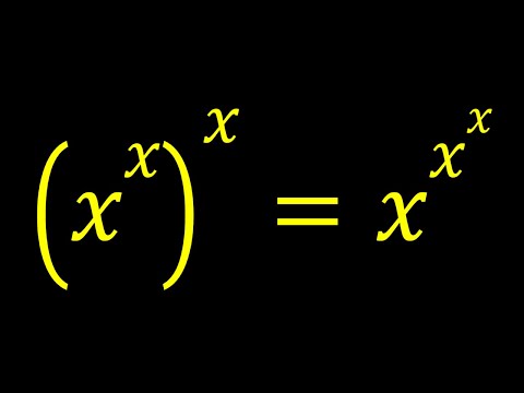 Solving a Super Exponential Equation