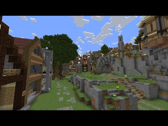 CITY IN CALDERA [1.12.2] Minecraft Map