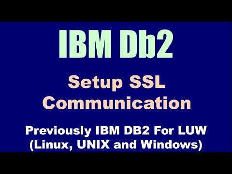 DB2 Setup SSL Communication