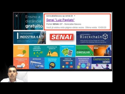 Como se inscrever nos cursos gratuitos online (EAD) do SENAI SP.