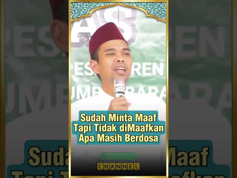 Sudah Minta Maaf Tapi Tidak diMaafkan Apa Masih Berdosa #ceramah #ustadzabdulsomad #uas #pengajian
