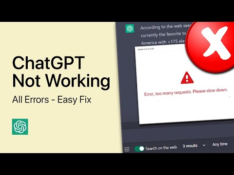 Fix ChatGPT Not Working (At Capacity, Not Responding, Login Error)