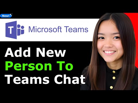 How to Add New Person to Teams Chat Microsoft Teams 2025 (Step By Step)