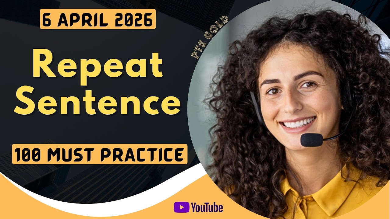 PTE Repeat Sentence - MARCH 2026 - MUST PRACTICE