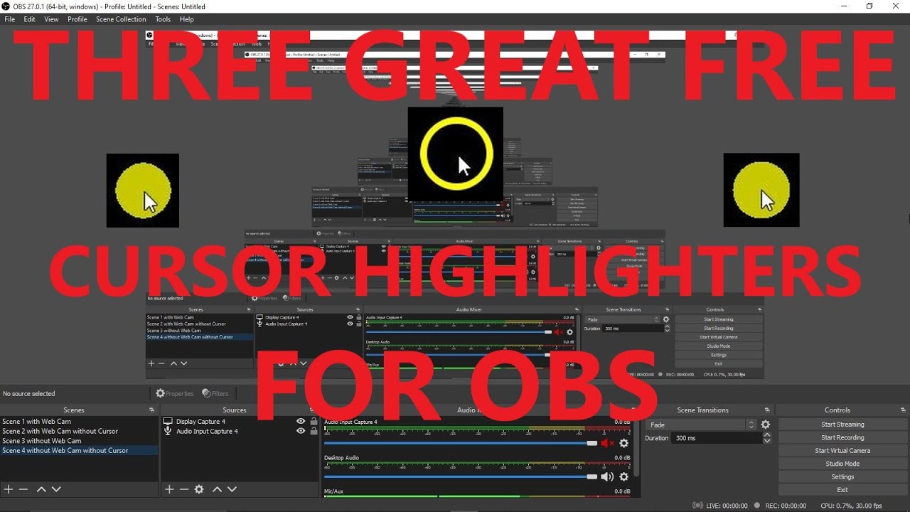 The Best Free Cursor Highlighters For OBS & Beyond!