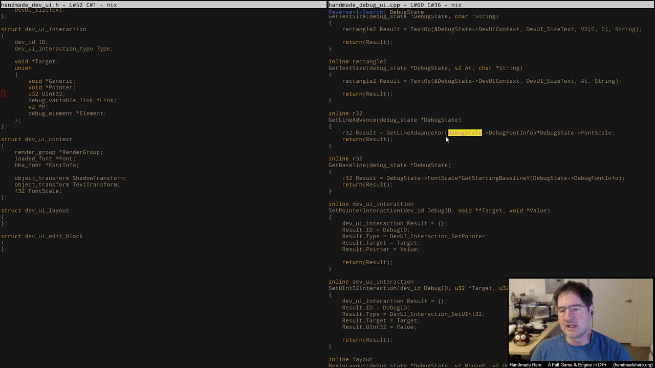 Handmade Hero Day 490 - Merging Debug and Developer UI
