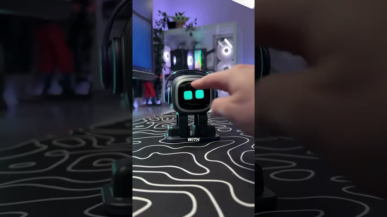 Meet your desktop buddy TODAY!! ☺️🤖 #emorobot #robot #livingai #emopetrobot #tech #desktoppet #pet
