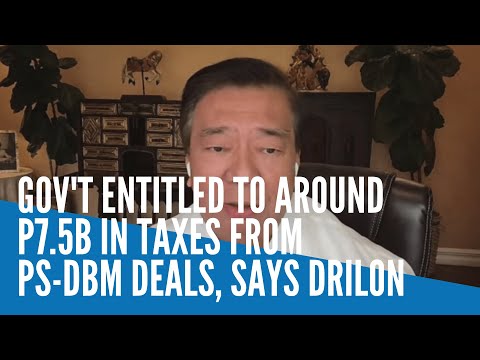 Gov't entitled to around P7.5B in taxes from PS-DBM deals, says Drilon