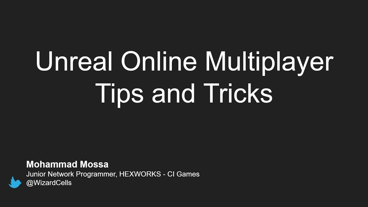 #notGDC 2023 | Unreal Online Multiplayer Tips and Tricks