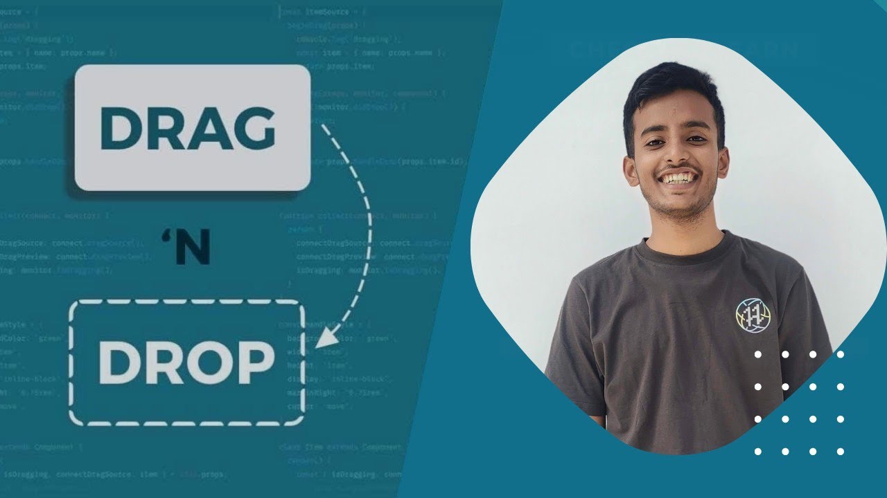 Drag and Drop in React JS (Without any library)