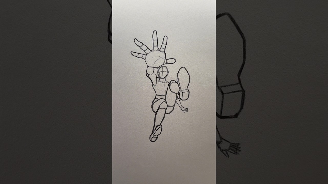 How to draw a Dynamic Falling Pose ⭐️Tutorial⭐️ #drawing #art #draw #sketch #falling #pose #tutorial