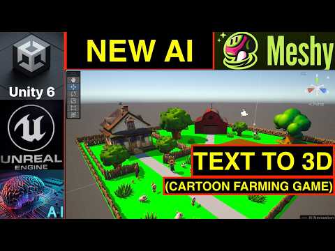 Create 3D Game Assets in MINUTES with This AI Tool! (Unity 6 & Unreal Engine 5)