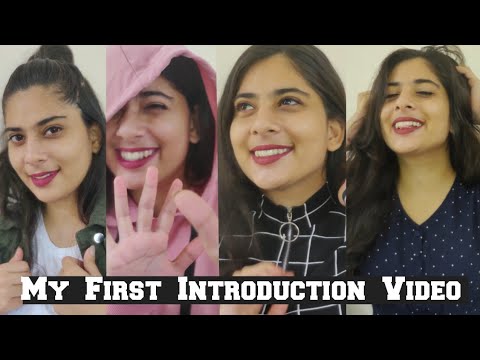 My First Introduction Video 🙈 || YouTube Channel Intro || SharmaJi Ki Ladki