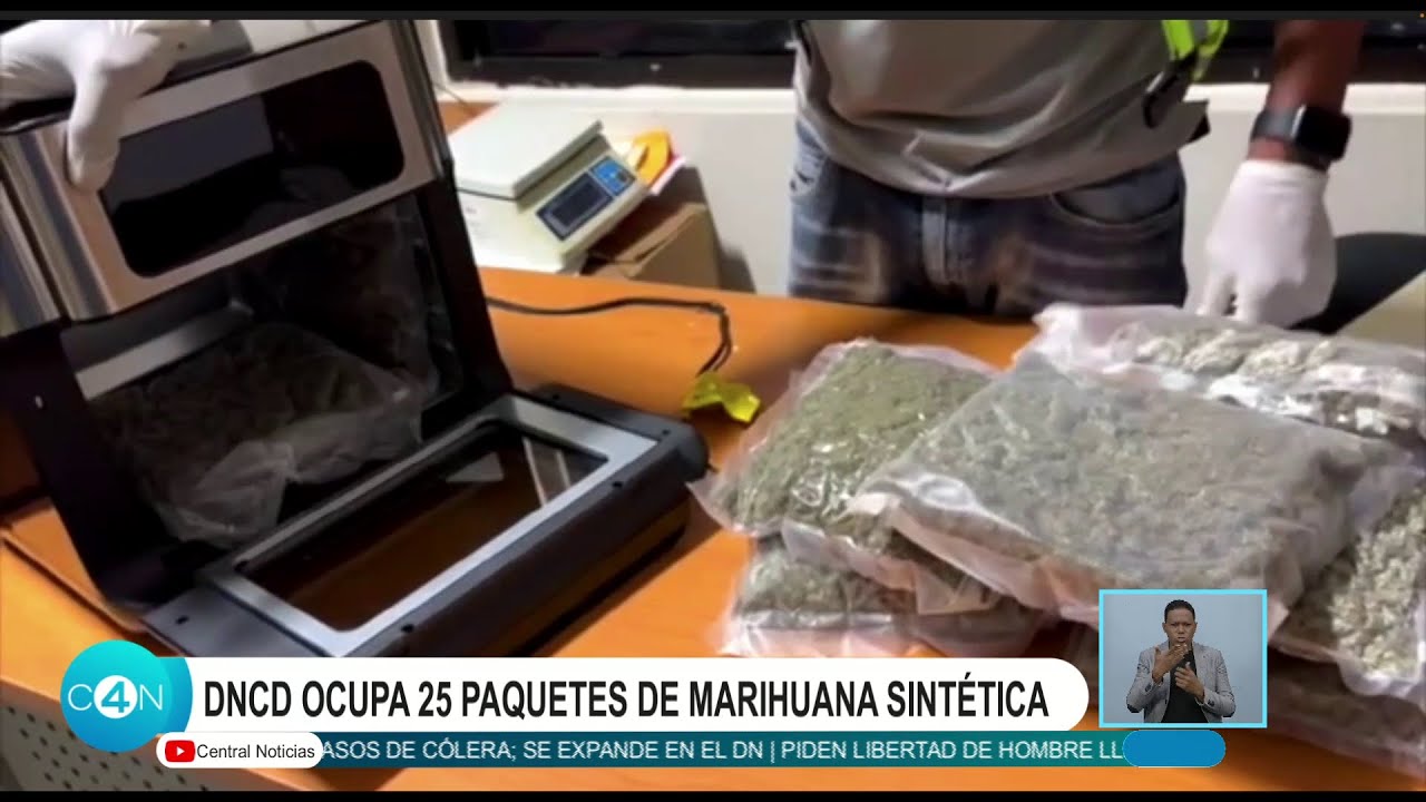 Ocupan 25 paquetes de marihuana sintética