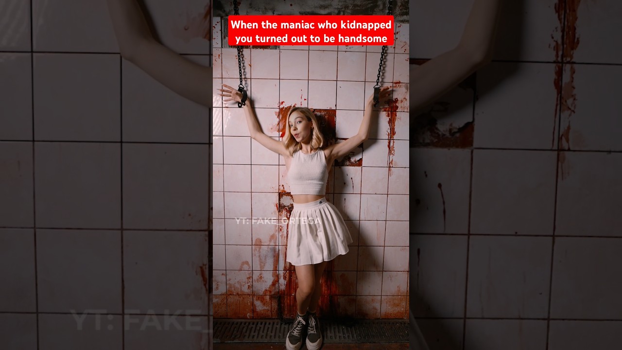 A FAKE SITUATION #jennaortega #fakeortega #wednesday #enid #shorts #netflix #kidnapping