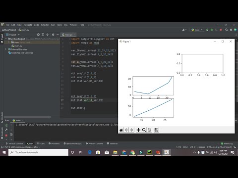 how to make subplots in pycharm/python | how to make multiple graphs in ...