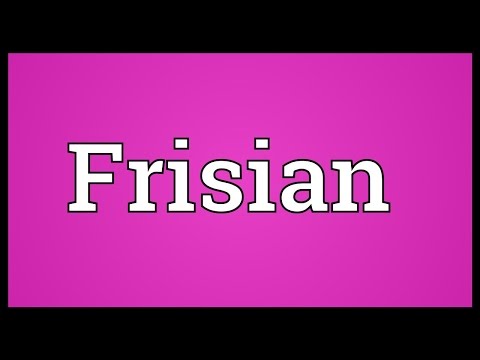 Frisian Meaning