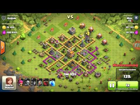 Goldjagd Clash of Clans mit Rh 6 250000 Gold