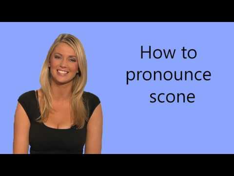 How to pronounce scone