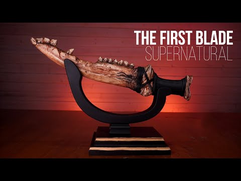 🎭 First Blade with Stand - Supernatural・ STL File for 3D printing・Cults
