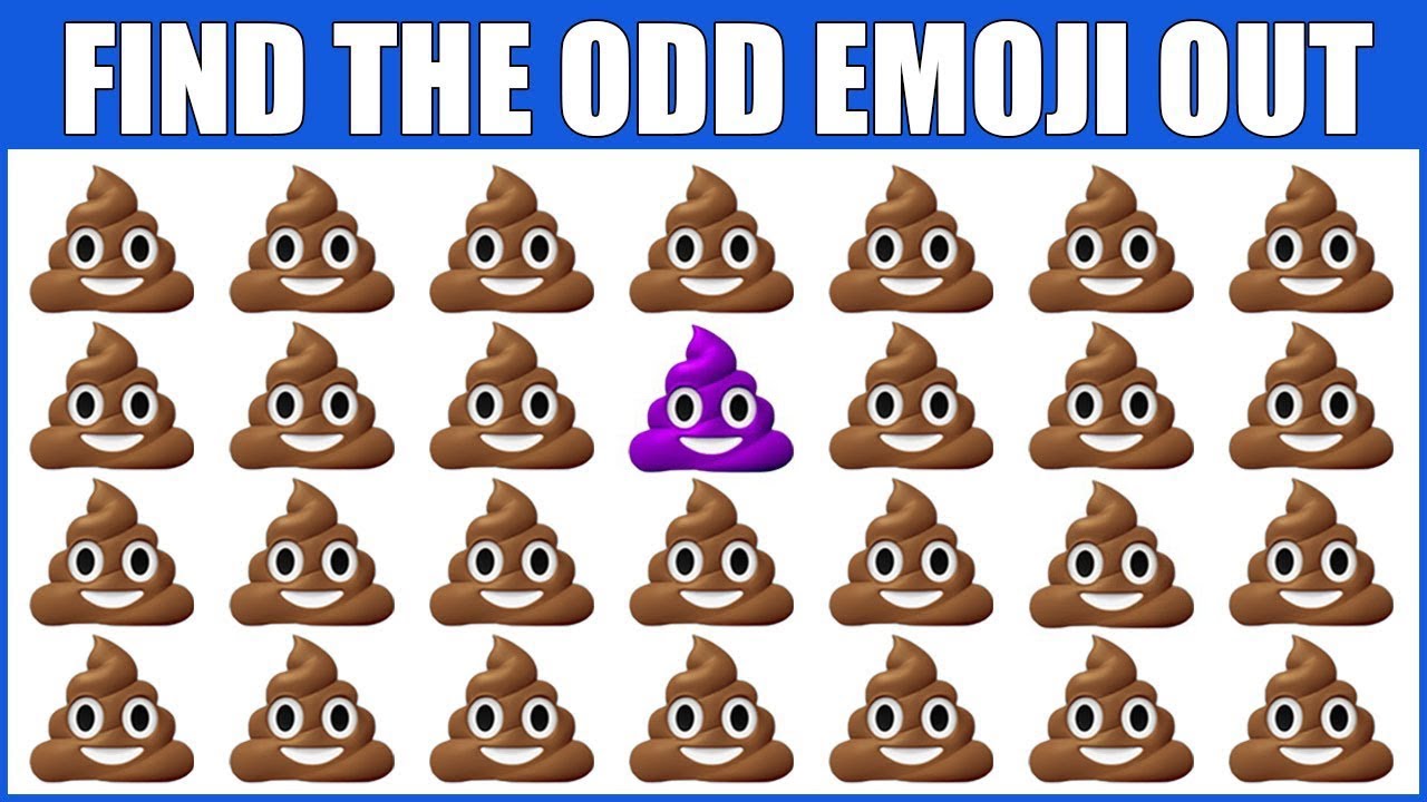 HOW GOOD ARE YOUR EYES #4 l Find The Odd Emoji Out l Emoji Puzzle Quiz