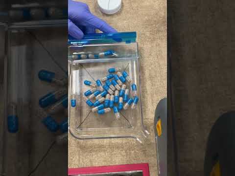 Pharmacy medication pill counting satisfying same video pt2