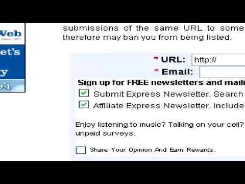 How to List Your Web Site With All Search Engines