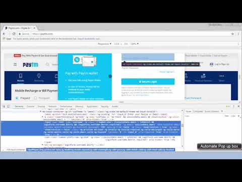 Automate Pop up using switch to frame method with Selenium ( Python )