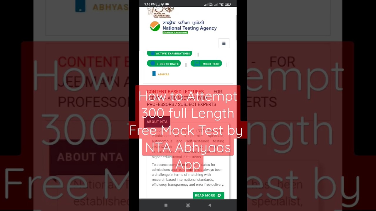 Free Mock Test App Full length for UGC NET Paper 1 and Paper 2 by NTA