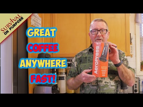 Aeropress XL - The Best Camp Coffee Maker You'll Use At Home Too.