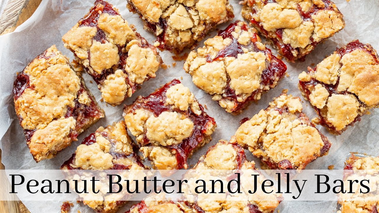 Peanut Butter and Jelly Bars - the ultimate after-school, anytime treat!