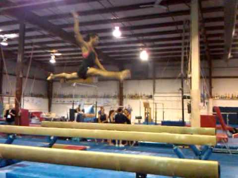 guy splits the beam – Gymnastics Coaching.com