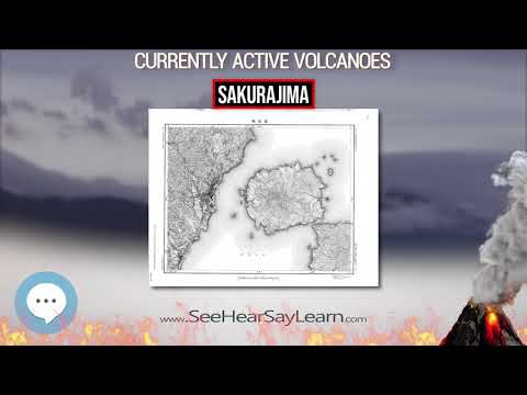 Sakurajima ππ₯π Currently Active Volcanoes ππ₯π