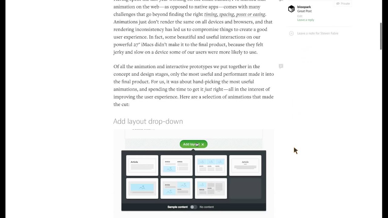 medium.com great ui animations and interface design