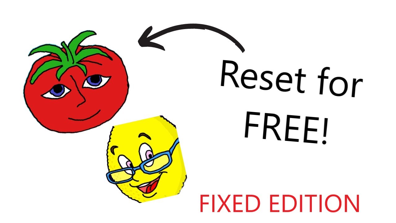 how to reset progress in MrTomatoS (fixed)