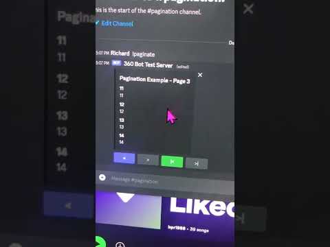 Pagination with Embeds in #discord #python #shorts #programming #coding
