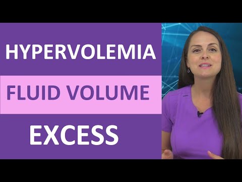 Hypervolemia (Fluid Volume Excess/Overload) Nursing Quiz