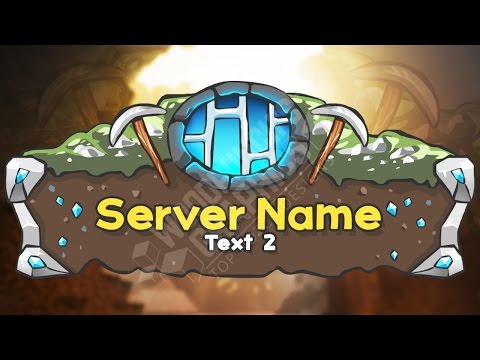 Minecraft Server Logo Template - "The Prison"