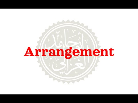 How to say Arrangement | Meaning of Arrangement