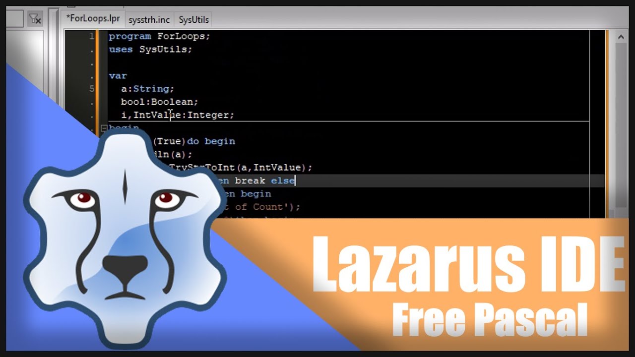 How to use For-Loops in Free Pascal