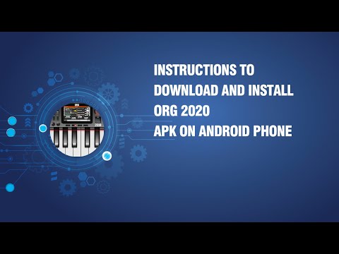 Instructions to download and install ORG 2020 APK on android phone