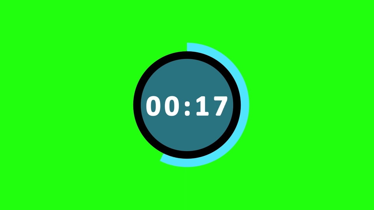 [FREE] Quality 30 Second Green Screen Countdown Timer | Free for use