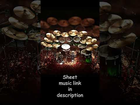 Cowboys From Hell - Pantera #drums #drumnotation #drummer #grooveoftheday #drumming #music #metal