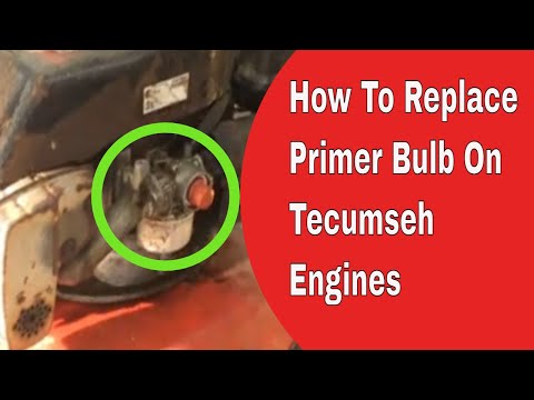 How To Replace Primer Bulb On Tecumseh Engines