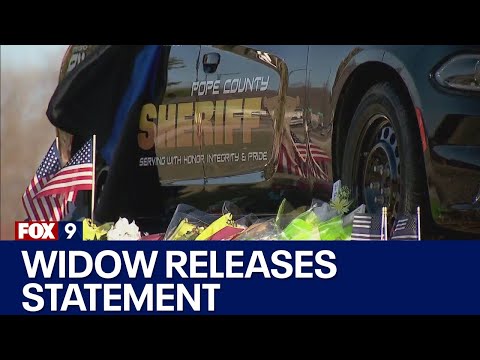 Pope County deputy's widow releases statement