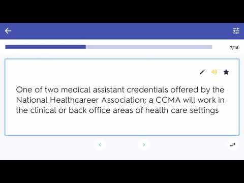 Certified Clinical Medical Assistant (CCMA) | #Definition