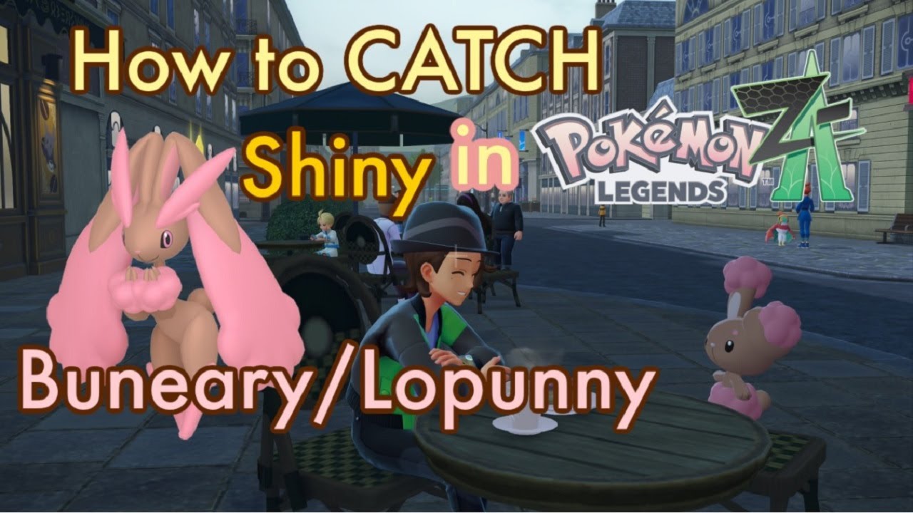 Shiny Buneary/Lopunny in Pokemon Legends ZA Guide