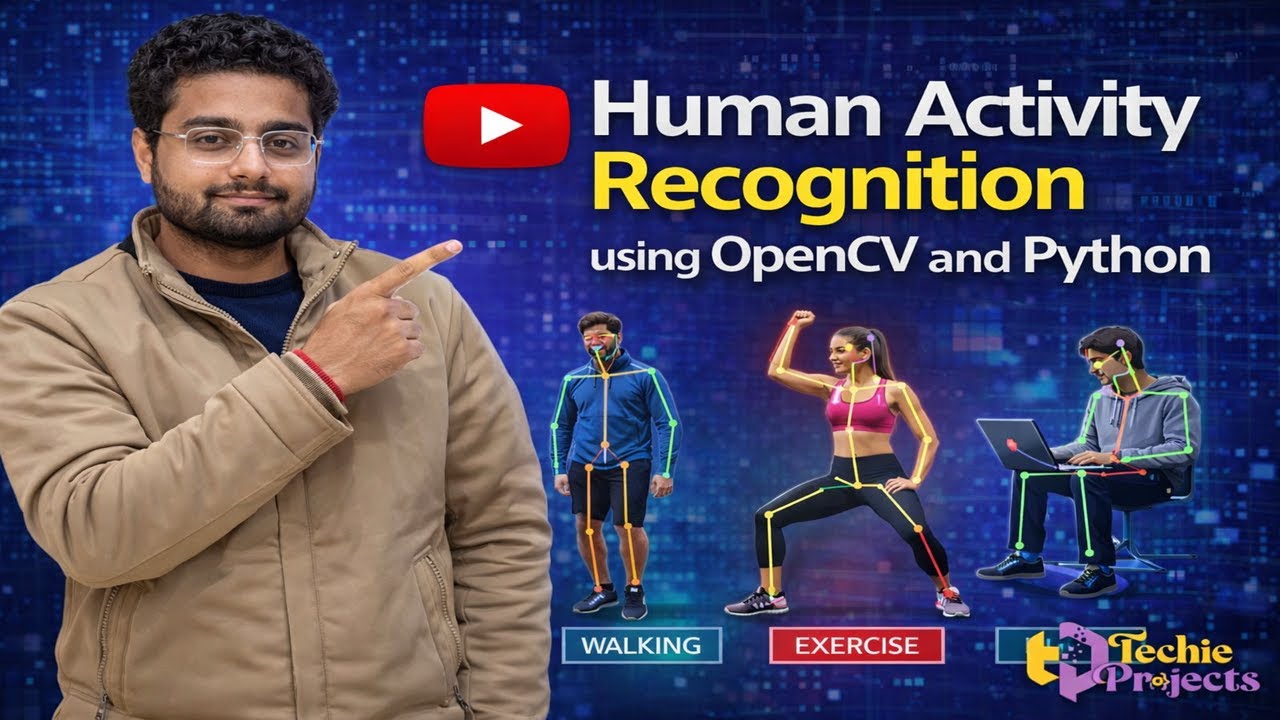 Human Activity Recognition using OpenCV and Python | Machine Learning | Engineering Projects