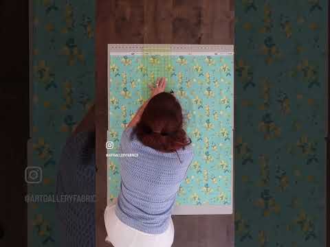 How to Cut a Yard of Fabric - The AGF Way #artgalleryfabrics #shorts #sewingtips #beginnerfriendly