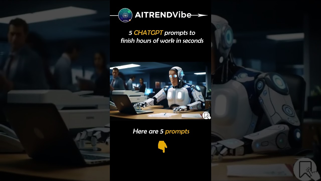 ChatGPT Prompts That Finish Your Work in SECONDS! 🚀 #shorts #chatgpt